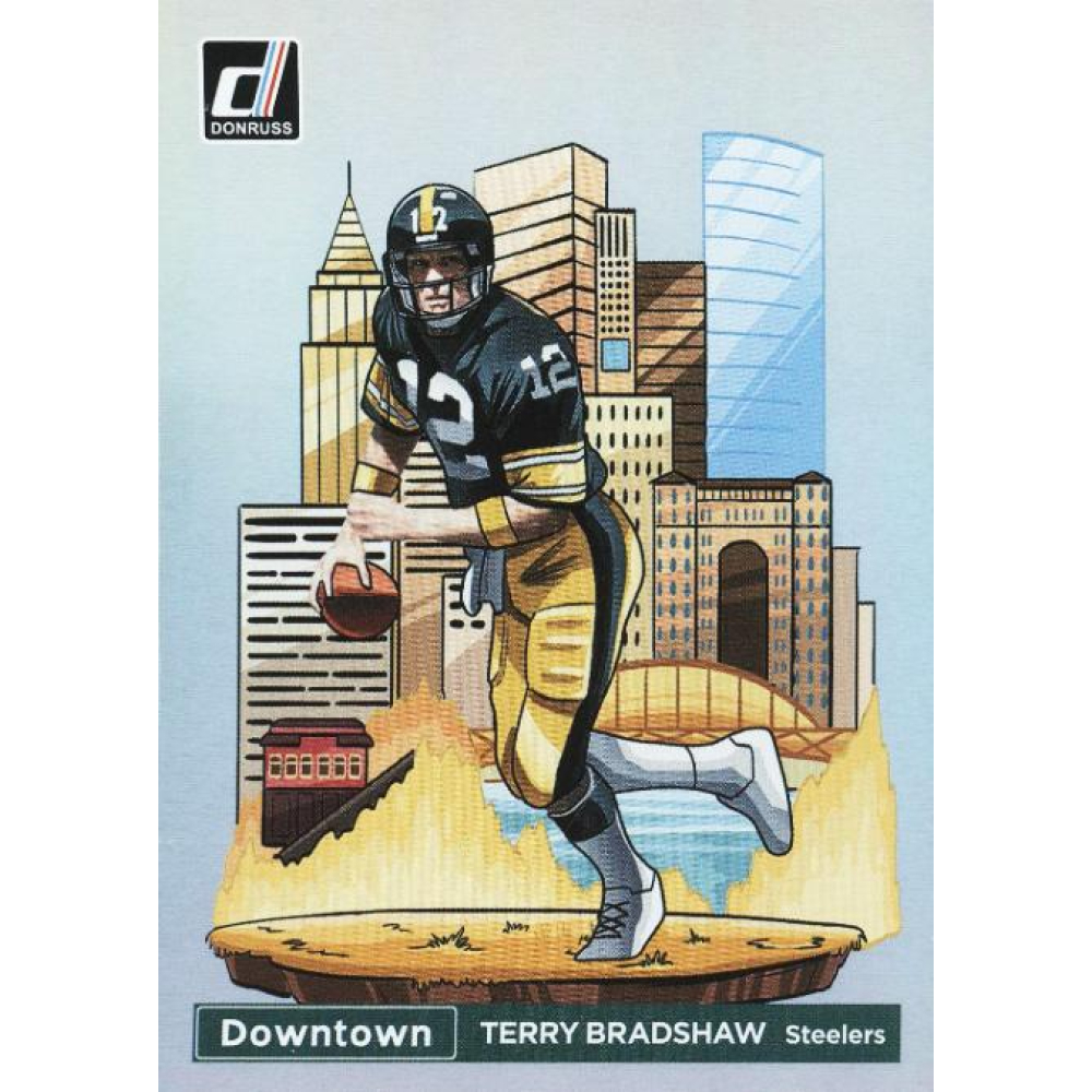 Terry Bradshaw 2024 Panini Donruss Downtown Card #10 | Auction of Champions