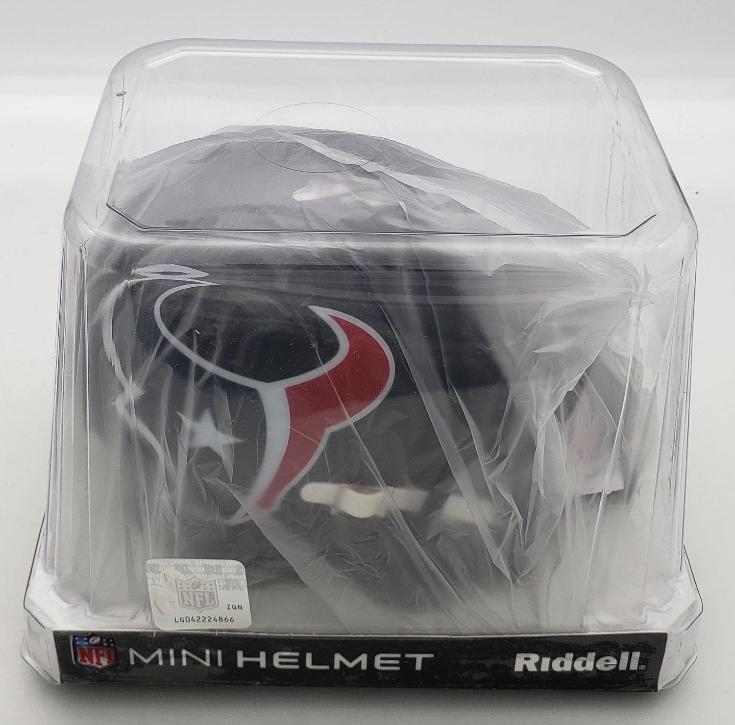 Joe Mixon Signed Houston Texans Speed Mini Helmet (JSA Witness COA ...