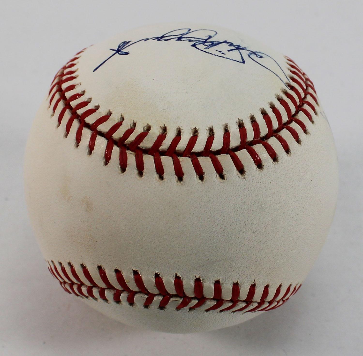 Phil Rizzuto & Gil McDougald Signed OAL Baseball (JSA COA) | Auction of ...