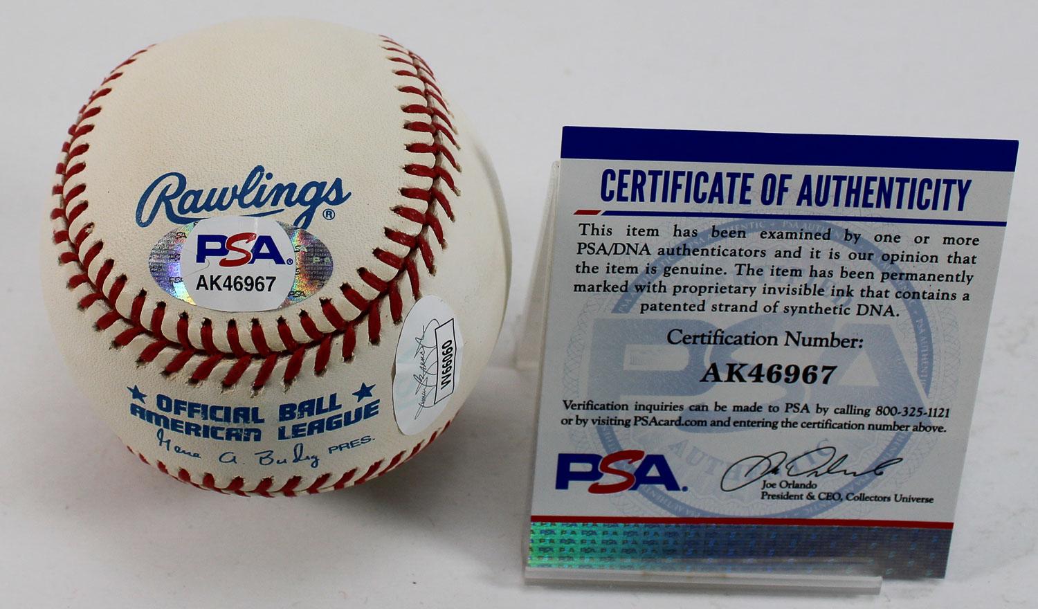 Phil Rizzuto & Gil McDougald Signed OAL Baseball (JSA COA) | Auction of ...