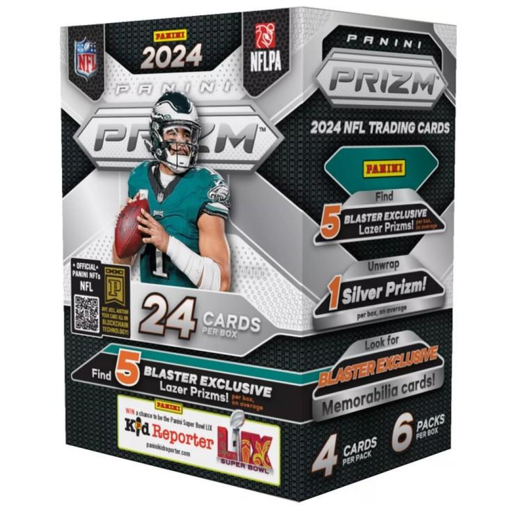 Sealed 2024 Panini Prizm Football Card Blaster Box | Auction of Champions