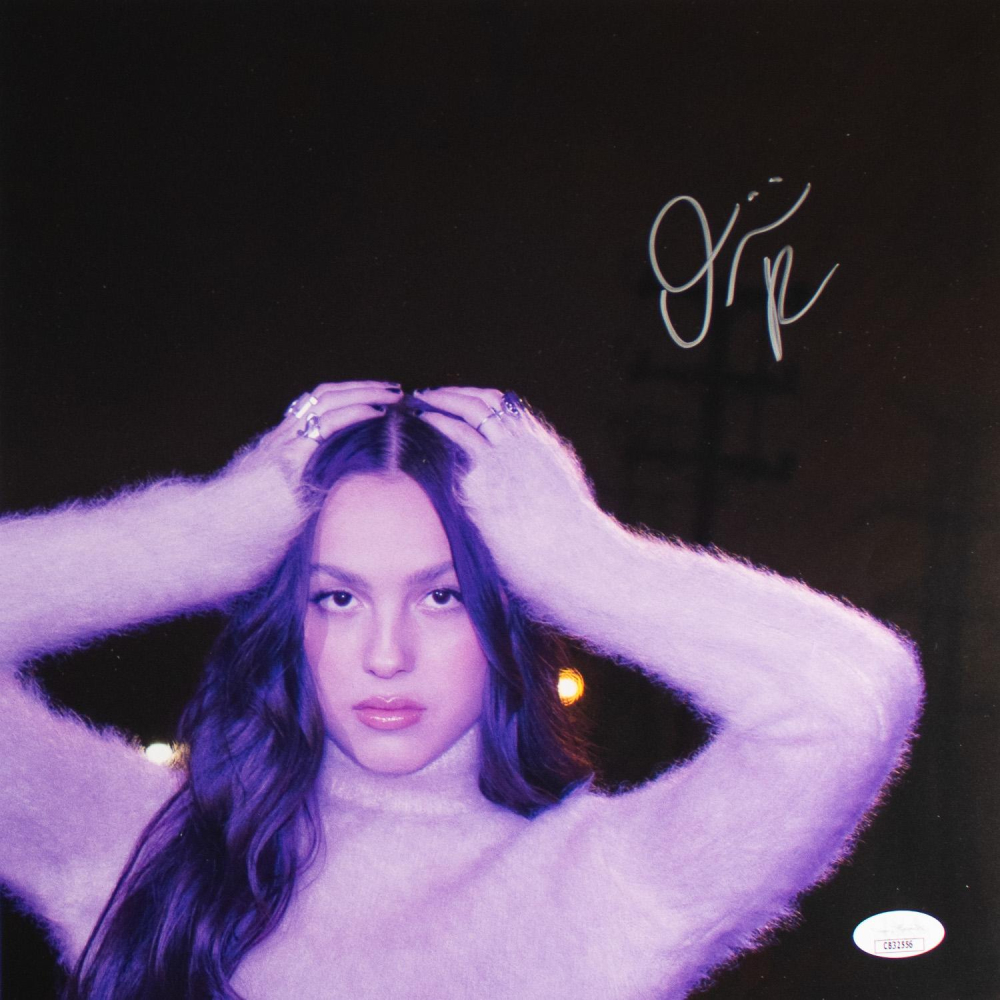 Olivia Rodrigo Signed Vinyl Record Insert (JSA COA) | Auction of Champions