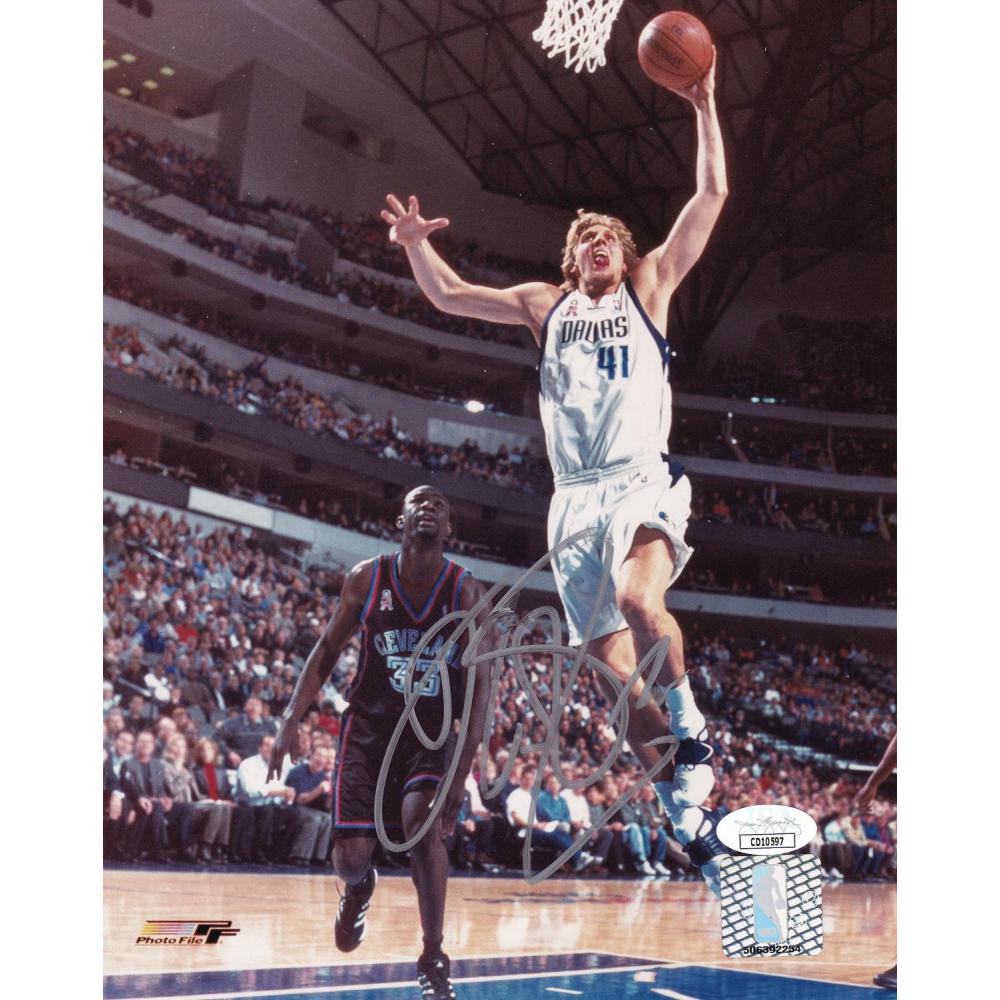 Dirk Nowitzki Signed Dallas Mavericks 8x10 Photo (JSA COA) | Auction of ...