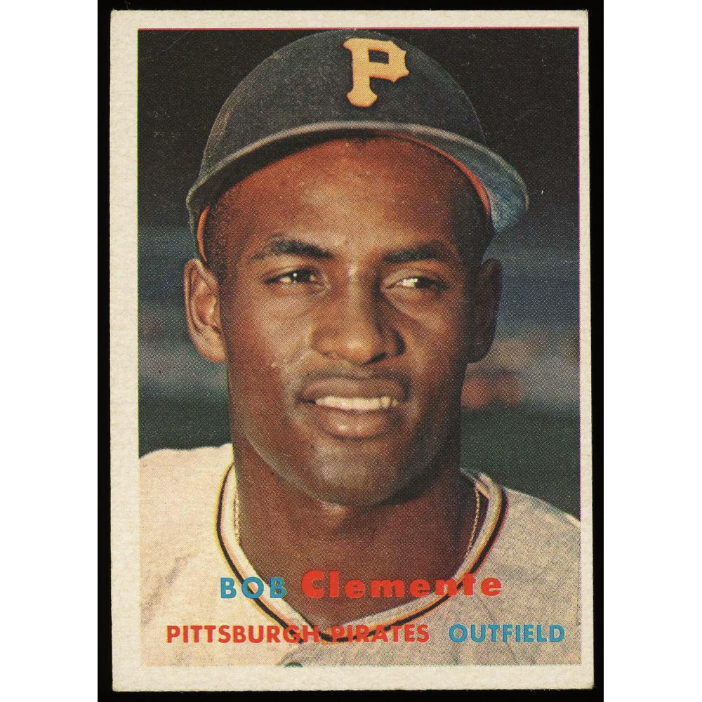 Roberto Clemente 1957 Topps Card #76 | Auction of Champions