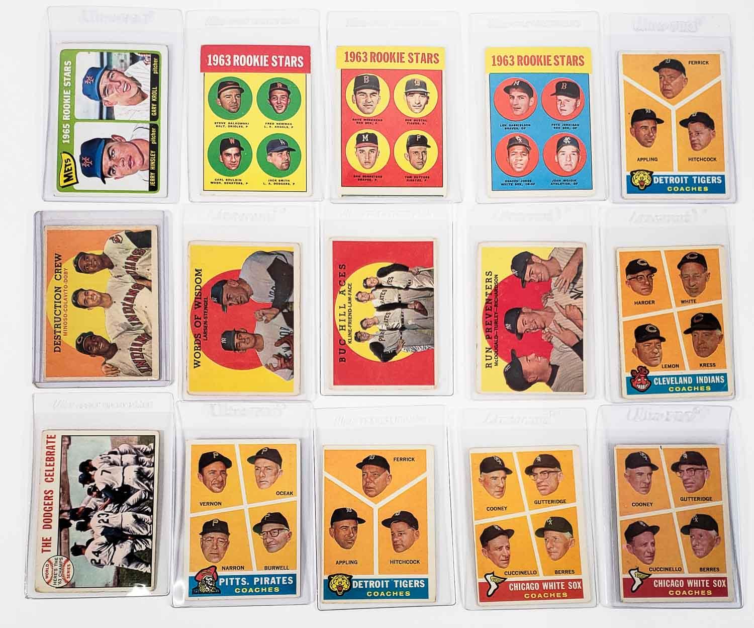 Lot of (15) 1960s Topps Baseball Cards | Auction of Champions