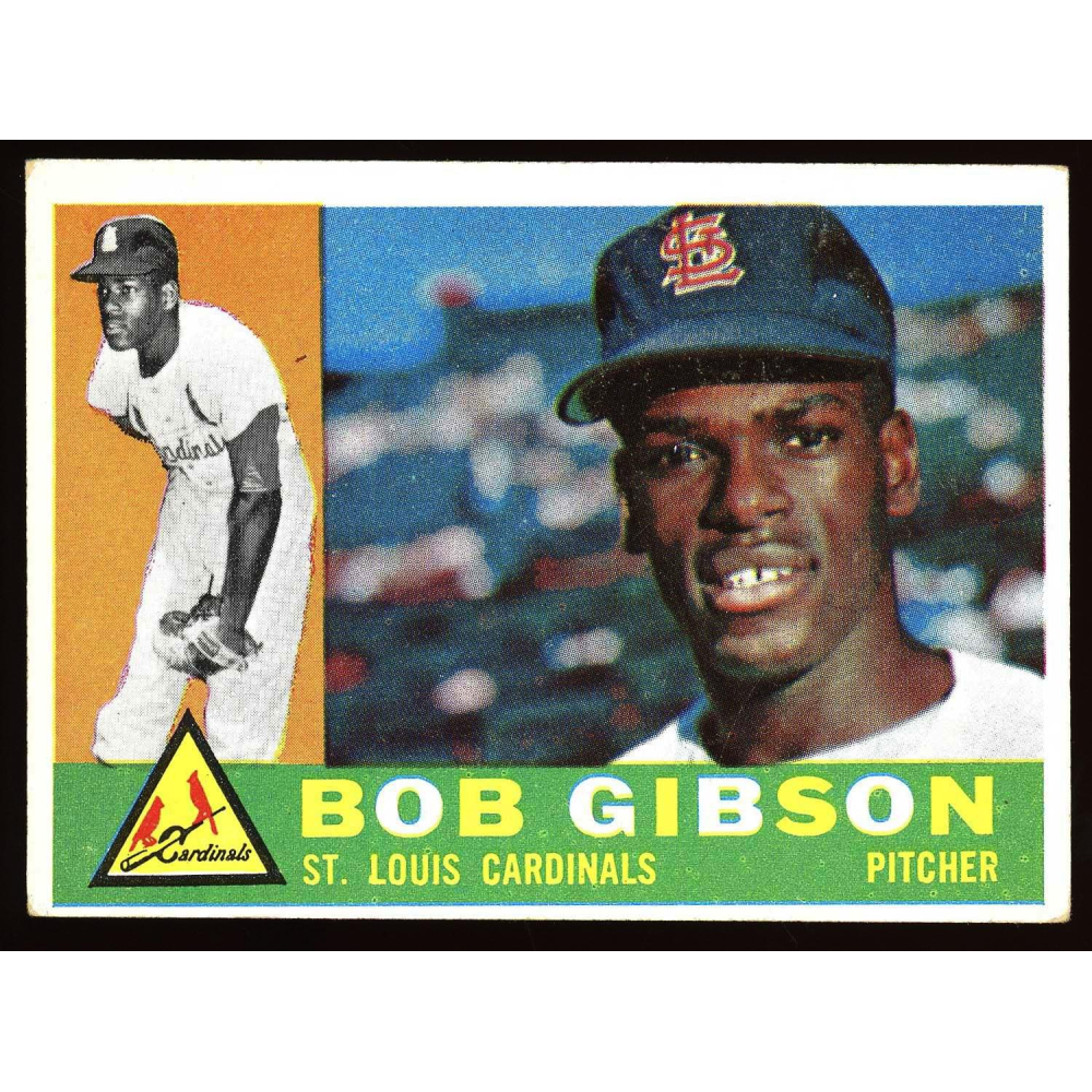 Bob Gibson 1960 Topps Card #73 | Auction of Champions