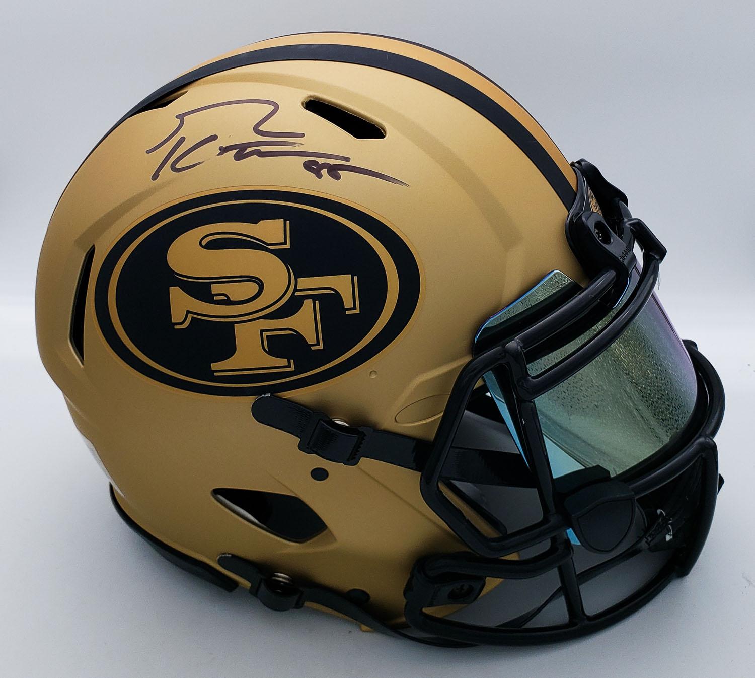 Authentic Helmet: George Kittle Signed Full Size San Francisco 49ers ...