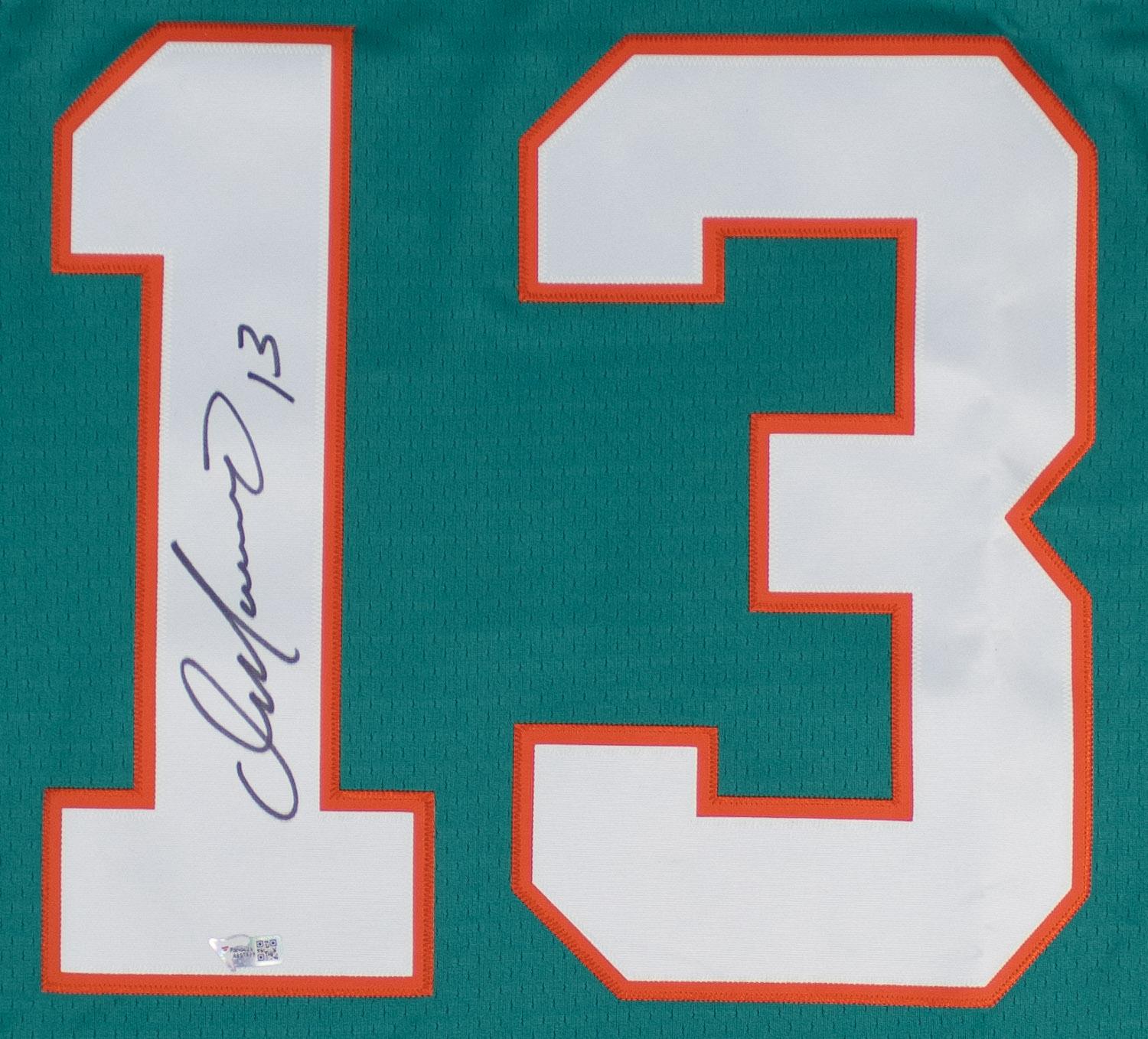 Dan Marino Signed Miami Dolphins Mitchell & Ness Throwback 1984 NFL ...