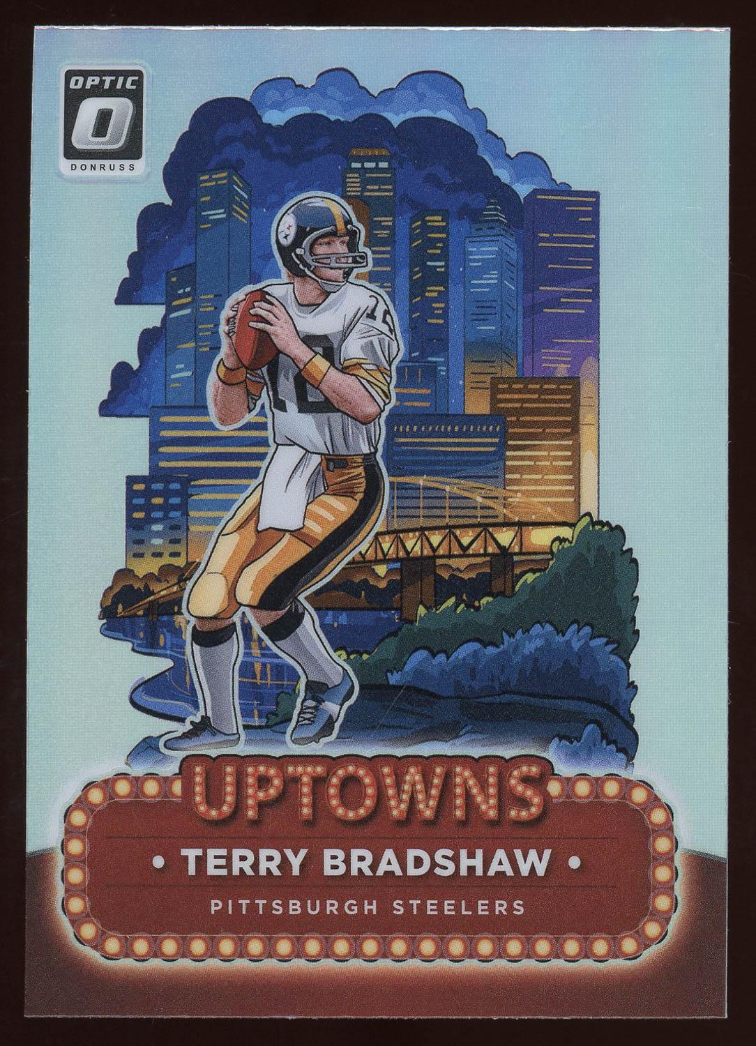 Terry Bradshaw 2024 Panini Donruss Optic Uptowns Rookie Card #25 ...