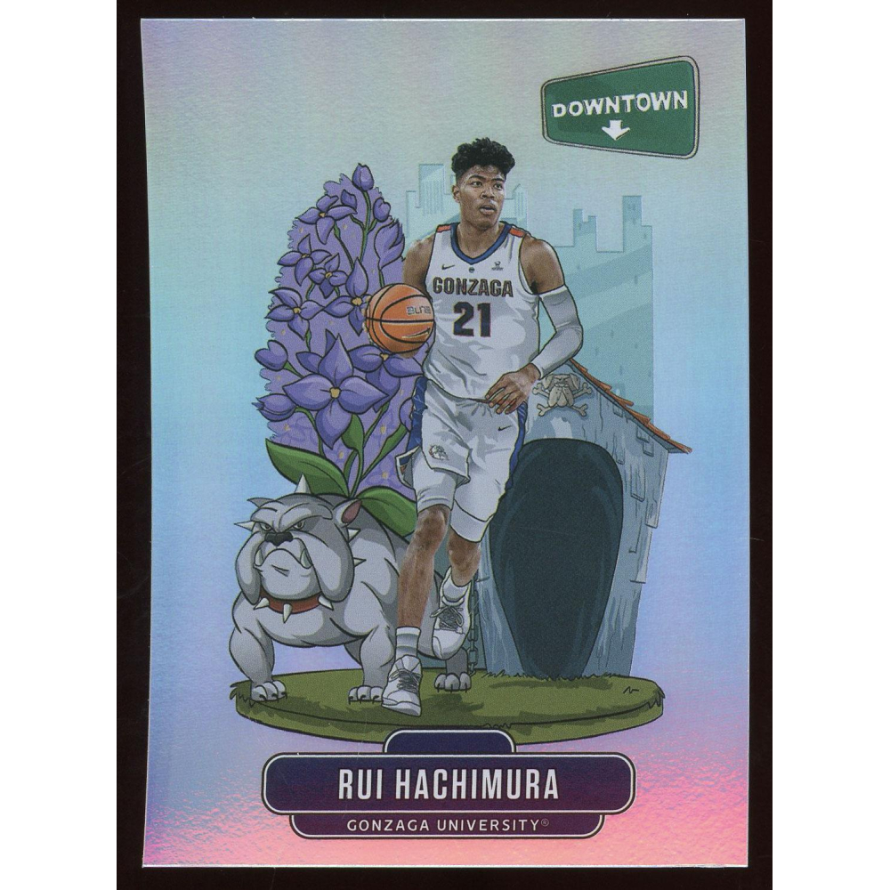 Rui Hachimura 2020 Panini Collegiate Collection Downtown Card #17 ...