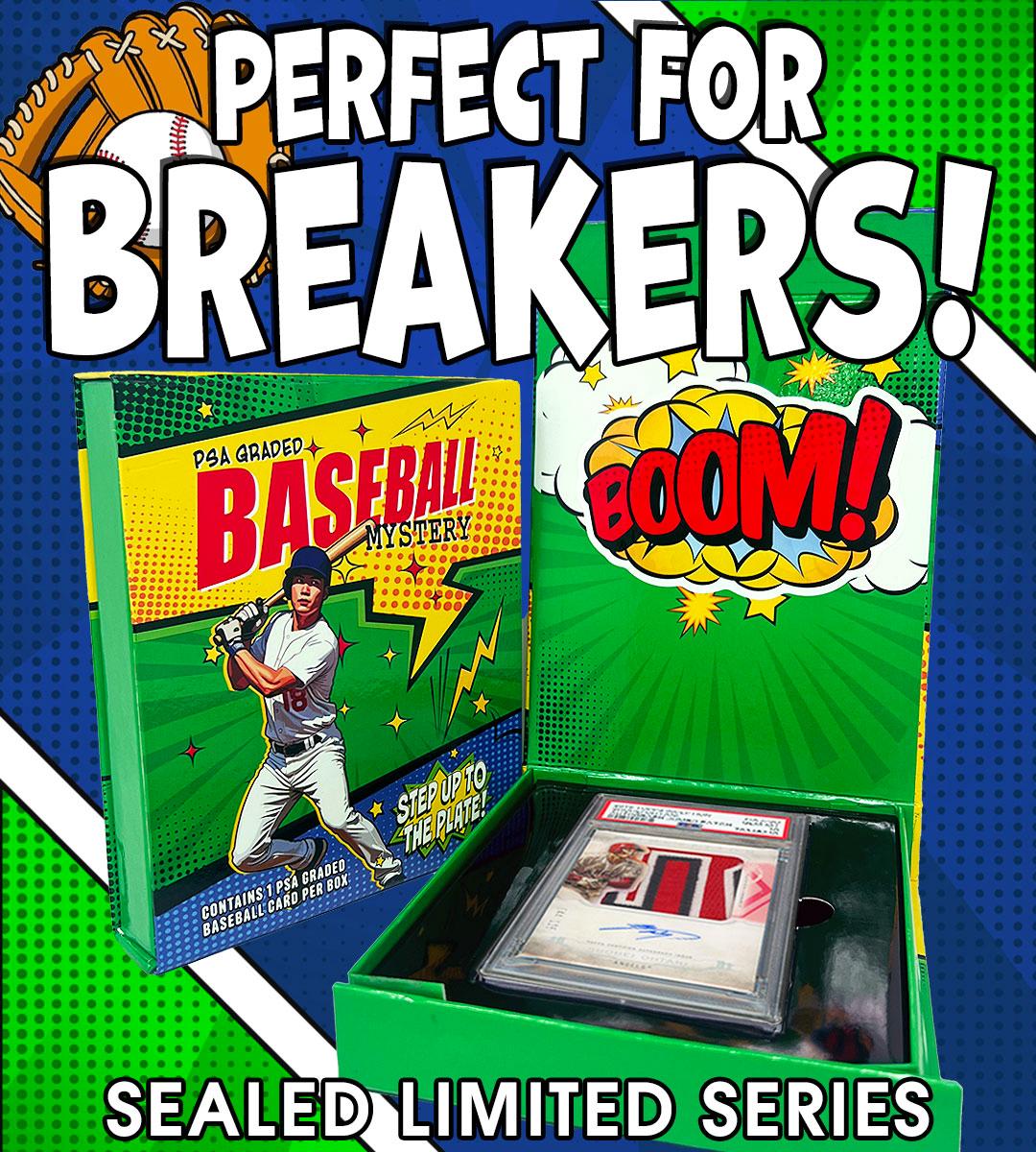 PSA Graded Baseball Mystery BOOM BOX, Series 1! Limited to only 200 ...