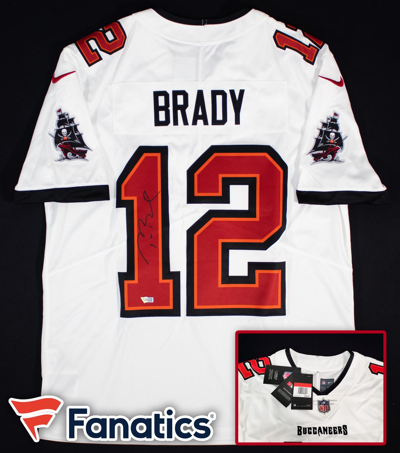 Tom Brady Signed Tampa Bay Buccaneers Nike NFL Authentic Limited Jersey ...