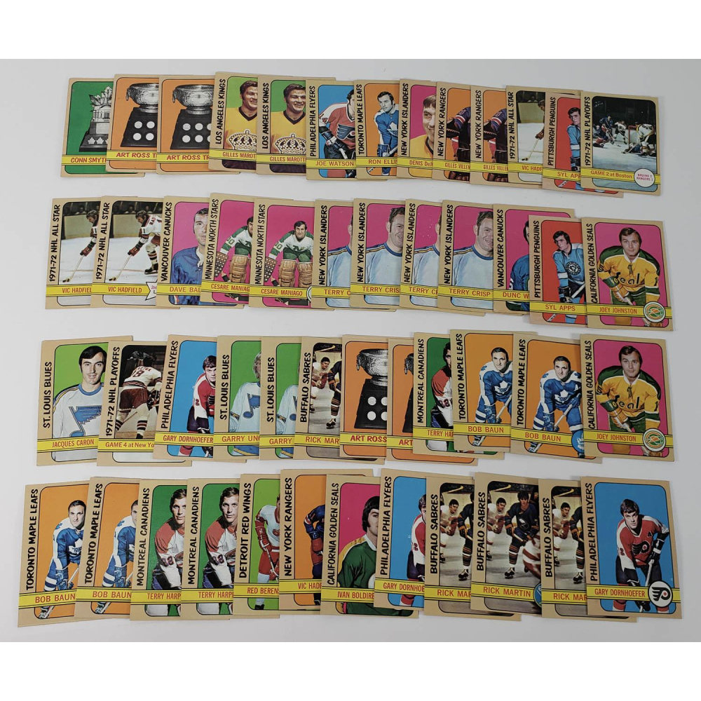 Lot of (49) 1972 Topps Hockey Cards | Auction of Champions