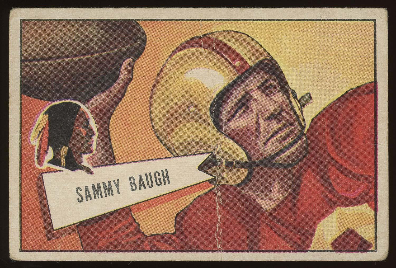 Sammy Baugh 1952 Bowman Card #30 | Auction of Champions