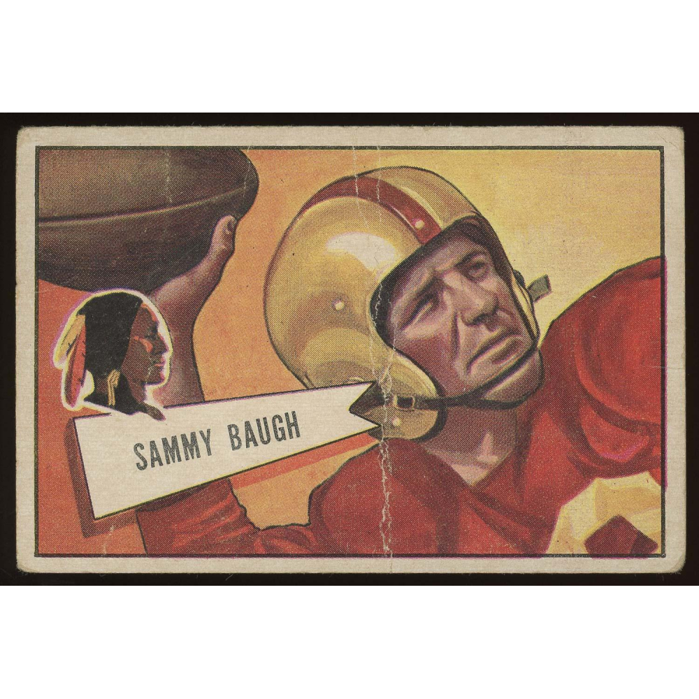 Sammy Baugh 1952 Bowman Card #30 | Auction of Champions