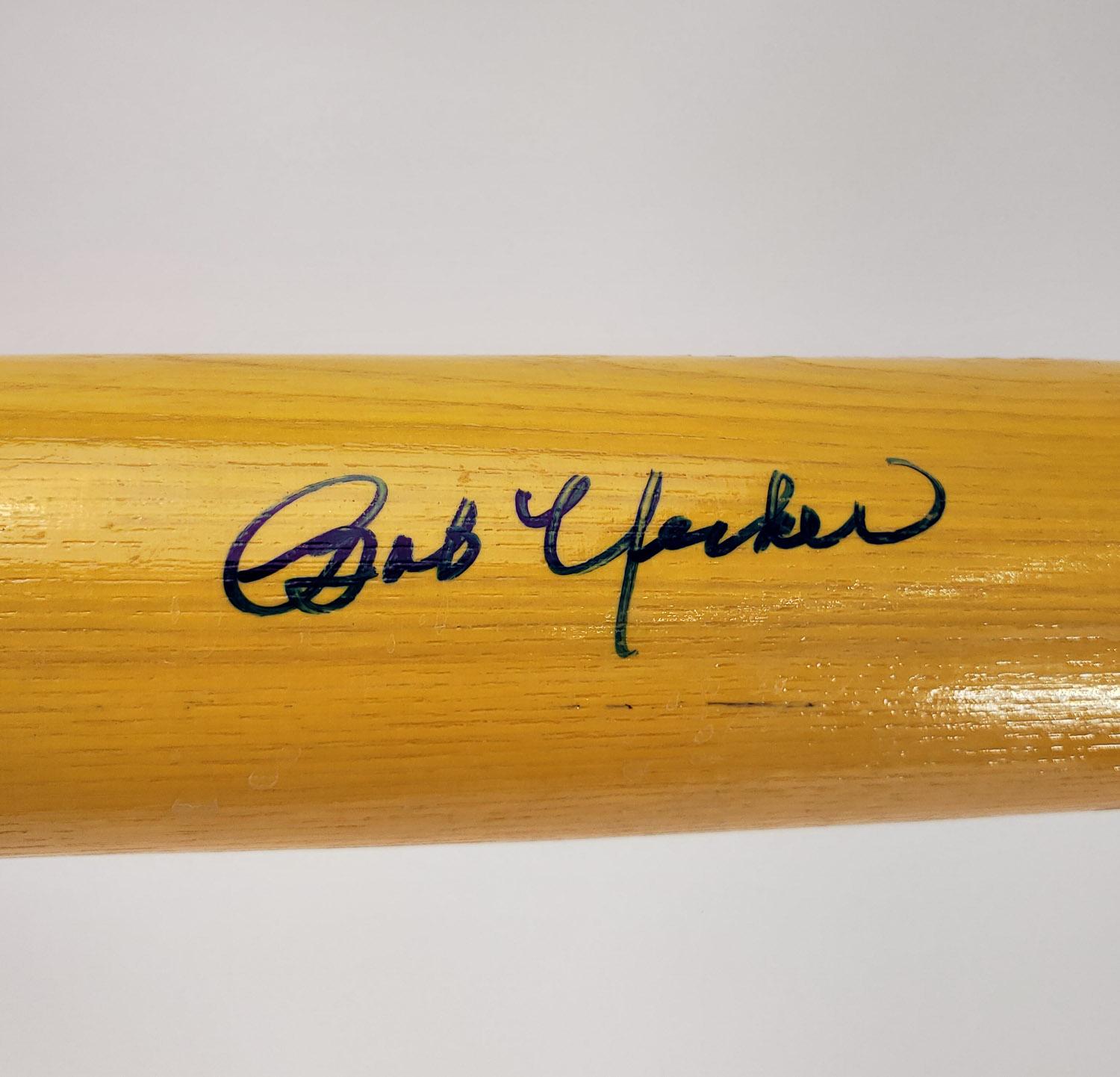 Bob Uecker (d. 2025) Signed Rawlings Adirondack Big Stick Baseball Bat ...