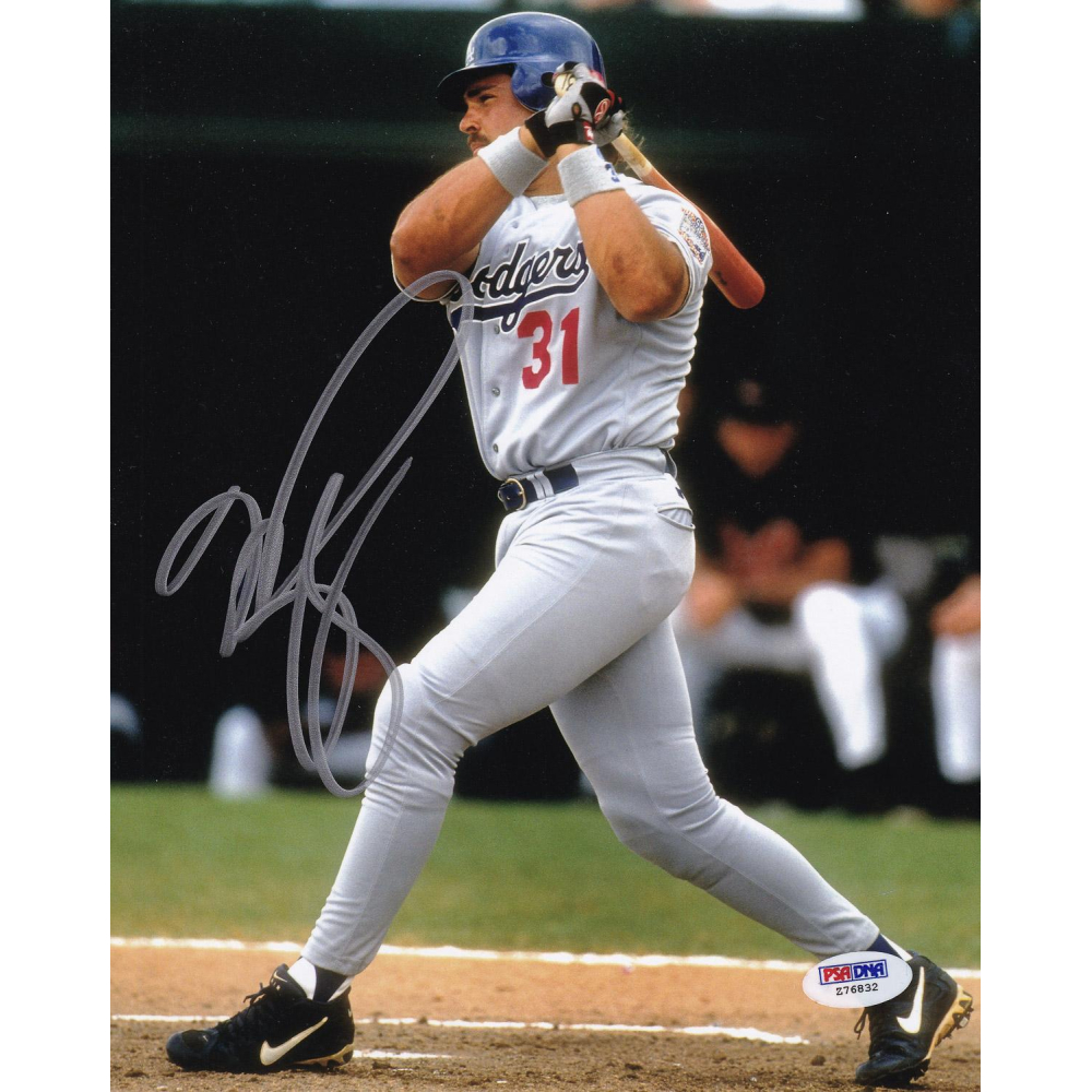 Mike Piazza Signed Los Angeles Dodgers 8x10 Photo (PSA/DNA COA ...