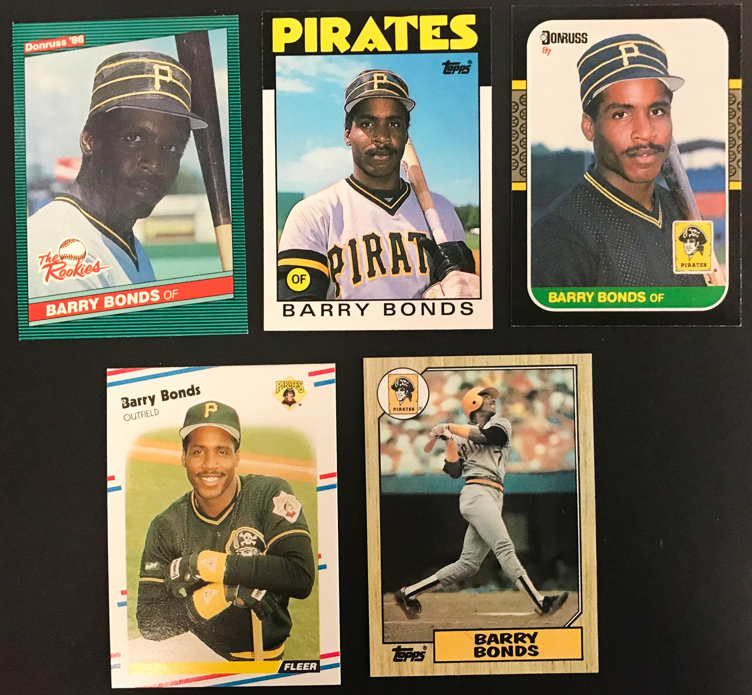 Lot of (20) Barry Bonds Cards : Inc. (4) Rookie Cards! | Auction of ...