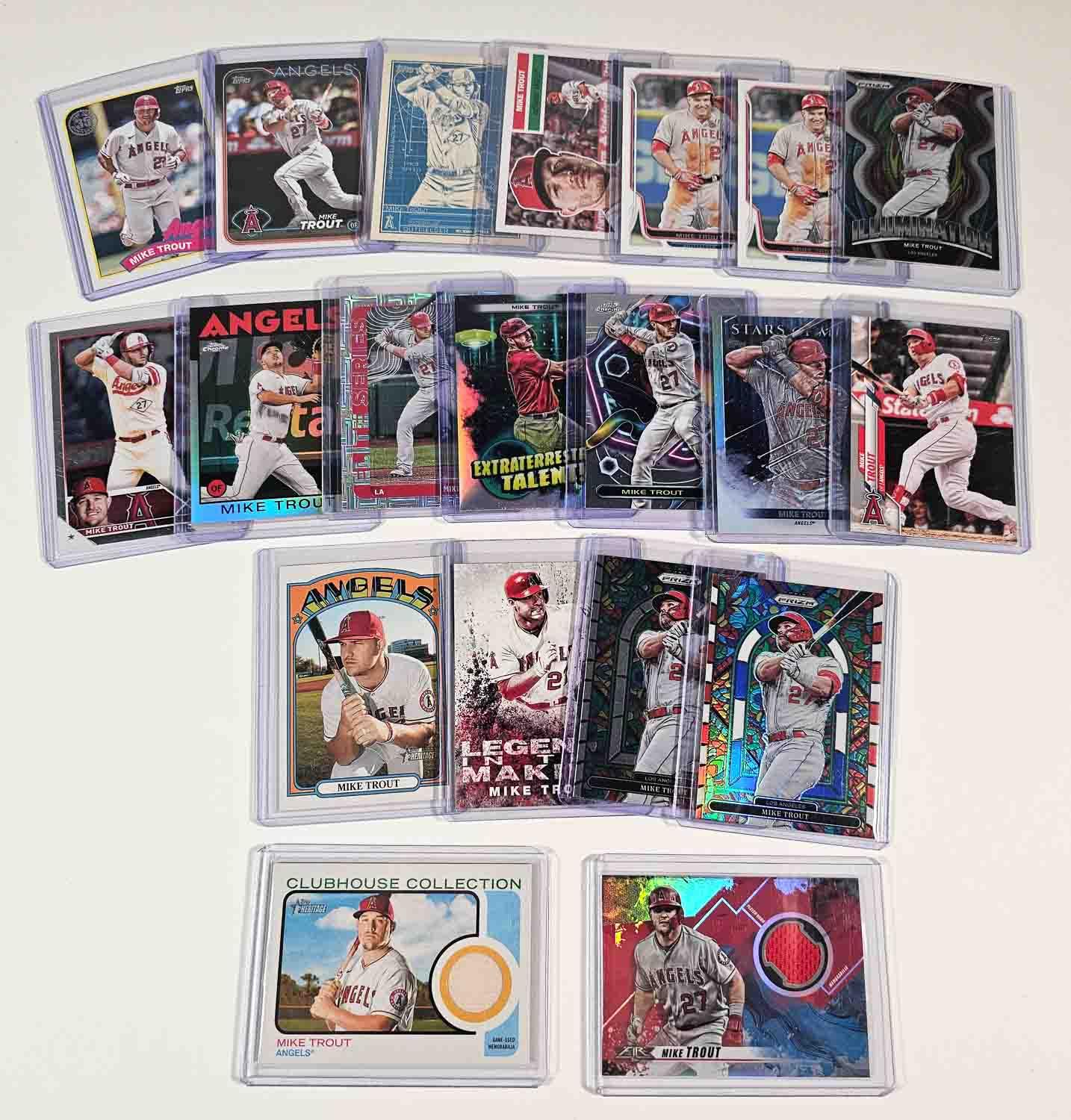 Lot of (20) Mike Trout Cards w/(2) Patches | Auction of Champions