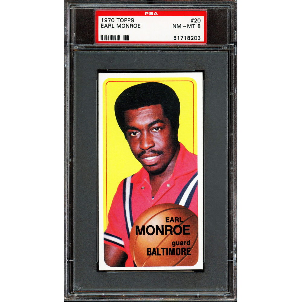Earl Monroe 1970 Topps Card #20 PSA 8 | Auction of Champions