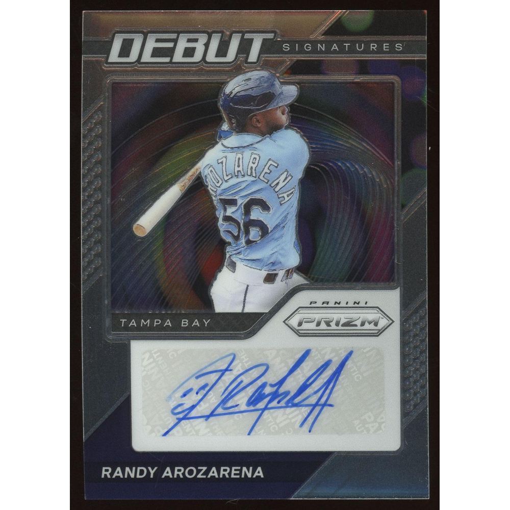 Randy Arozarena 2021 Panini Prizm Debut Signatures Autograph Card ...