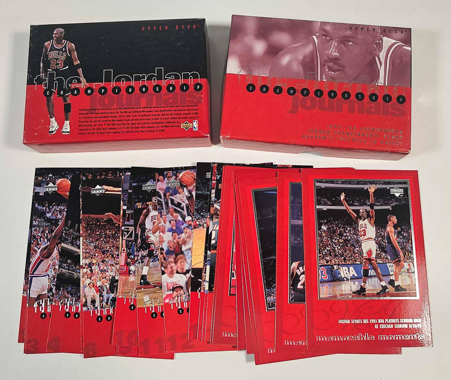 1997 Upper Deck The Jordan Journals Complete Set | Auction of Champions