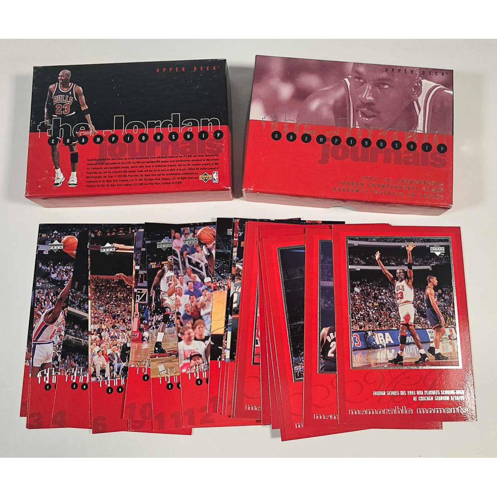 1997 Upper Deck The Jordan Journals Complete Set | Auction of Champions