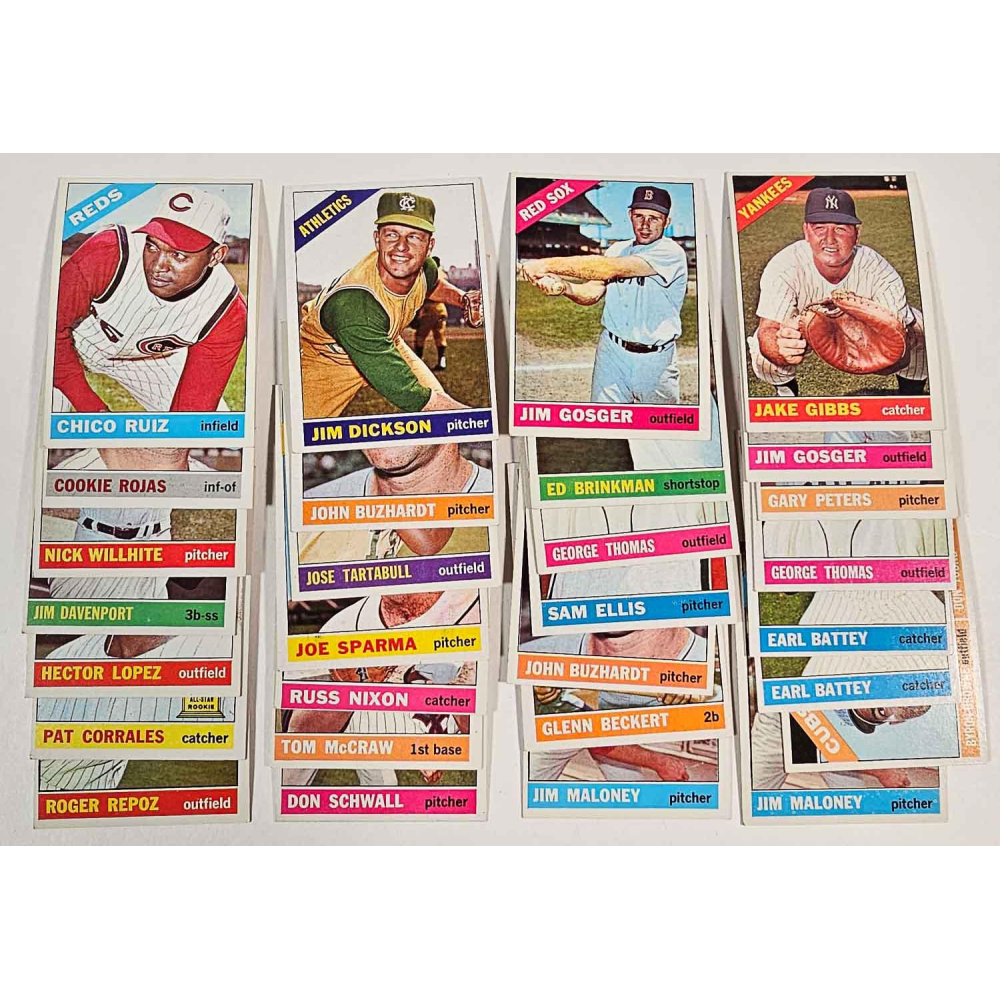 Lot of (28) 1966 Topps Baseball Cards | Auction of Champions