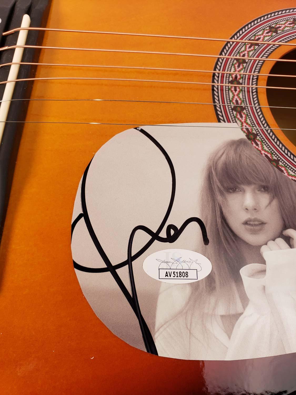 Taylor Swift Signed Acoustic Guitar (JSA Hologram) | Auction of Champions