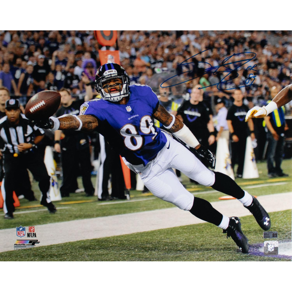 Steve Smith Sr. Signed Baltimore Ravens 16x20 Photo (Radtke Sports COA ...