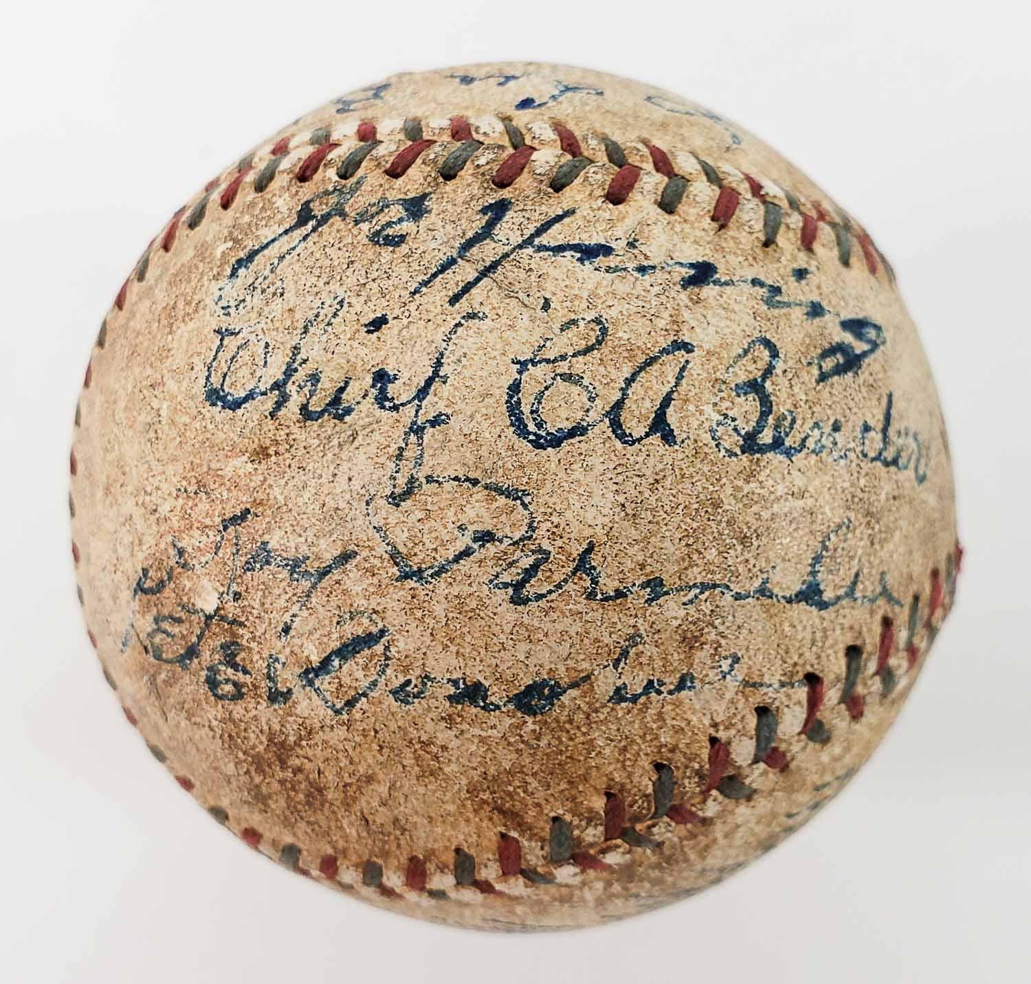 Chief Bender, Carl Hubbell & 13 Other 1931 NY Giants & White Sox Signed ...