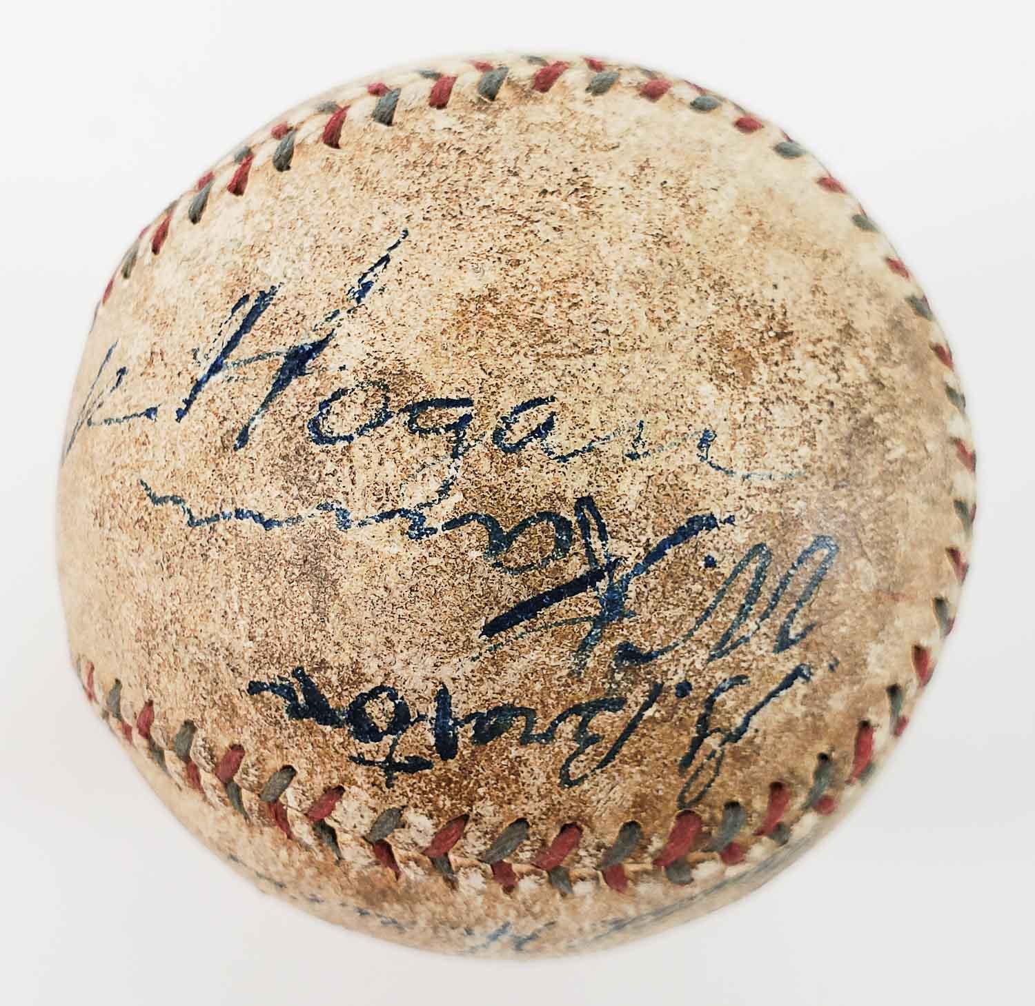 Chief Bender, Carl Hubbell & 13 Other 1931 NY Giants & White Sox Signed ...