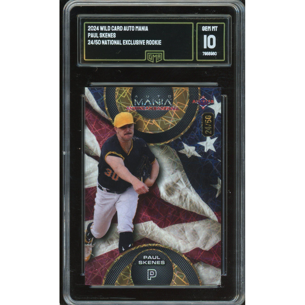 Paul Skenes 2024 Wild Card Auto Mania National Exclusive Rookie Card 24 ...