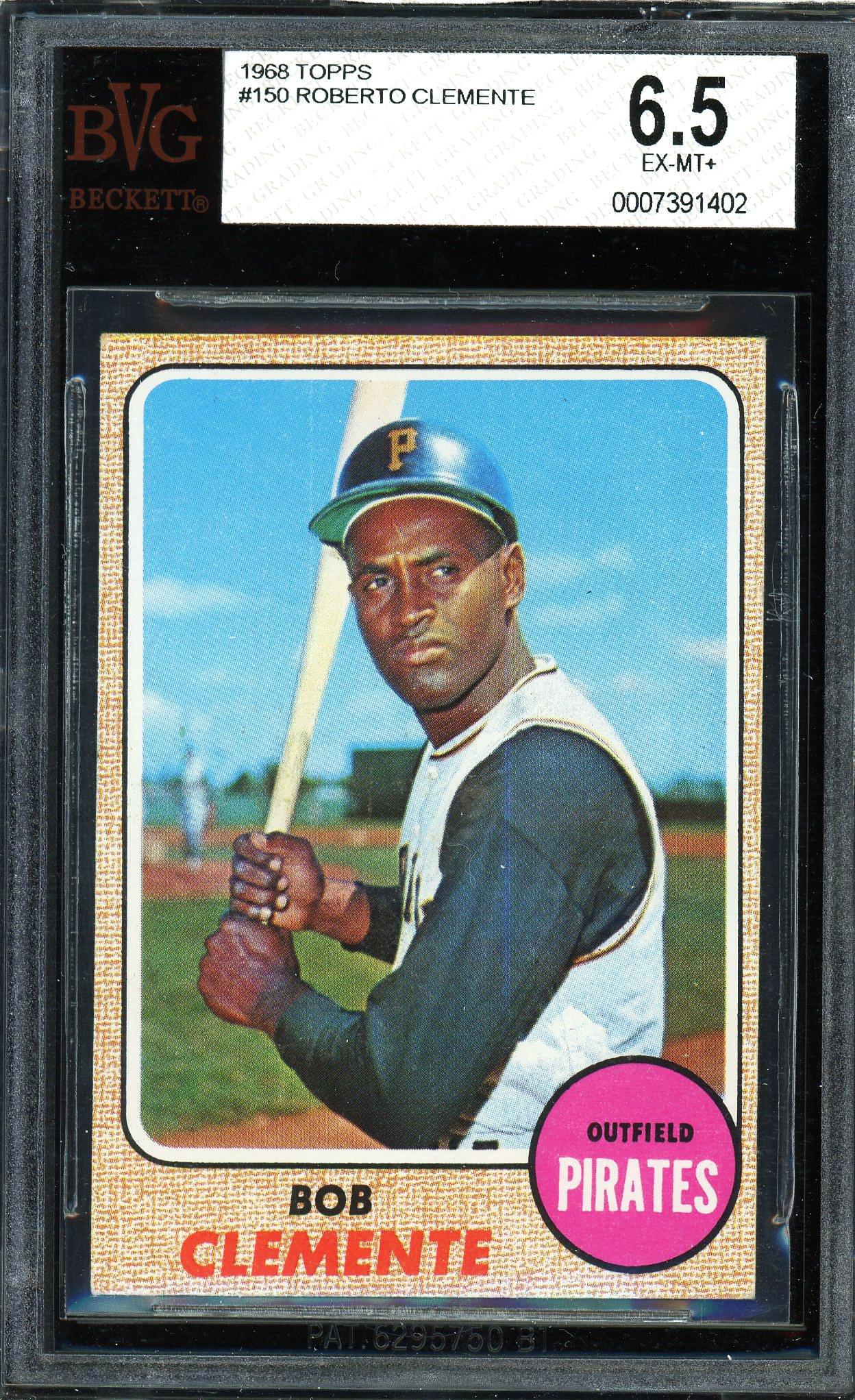 Roberto Clemente 1968 Topps Card #150 BVG 6.5 | Auction of Champions