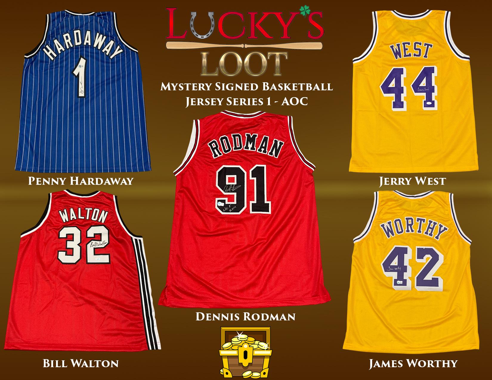 Lucky's Loot Signed NBA Custom Jersey Mystery Pack Series 1 : Look for ...
