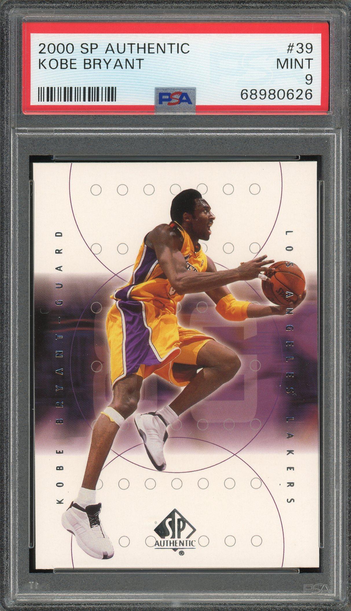 Kobe Bryant 2000 SP Authentic Card #39 PSA 9 | Auction of Champions