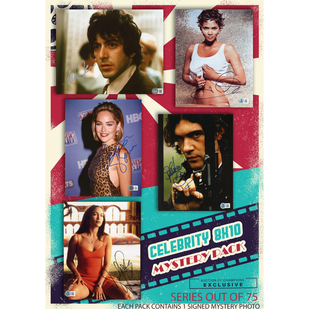 Celebrity 8x10 Photo Mystery Pack - Al Pacino, Halle Berry, Sharon ...