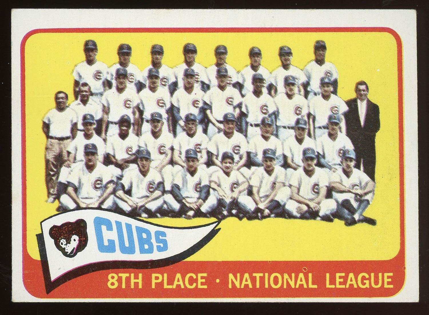 Chicago Cubs 1965 Topps Team Card #91 | Auction of Champions