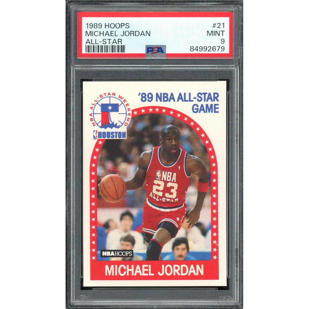 Michael Jordan 1989 Hoops All Star Card #21 PSA 9 | Auction of Champions