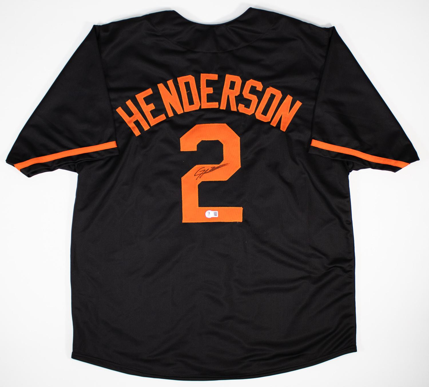 Gunnar Henderson Signed Baltimore Orioles Custom Jersey (Beckett ...