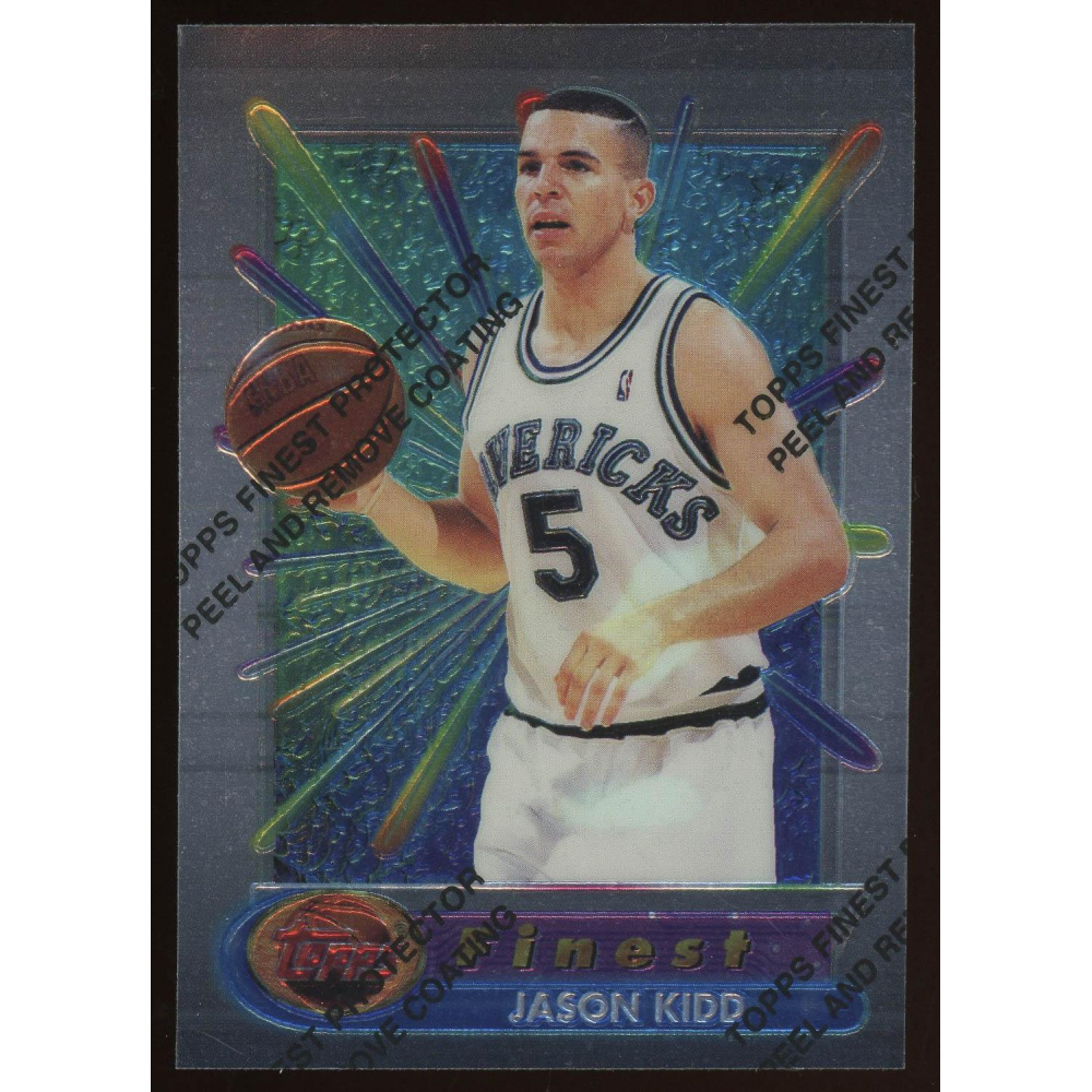 Jason Kidd 1995 Topps Finest Rookie Card w/Coating | Auction of Champions