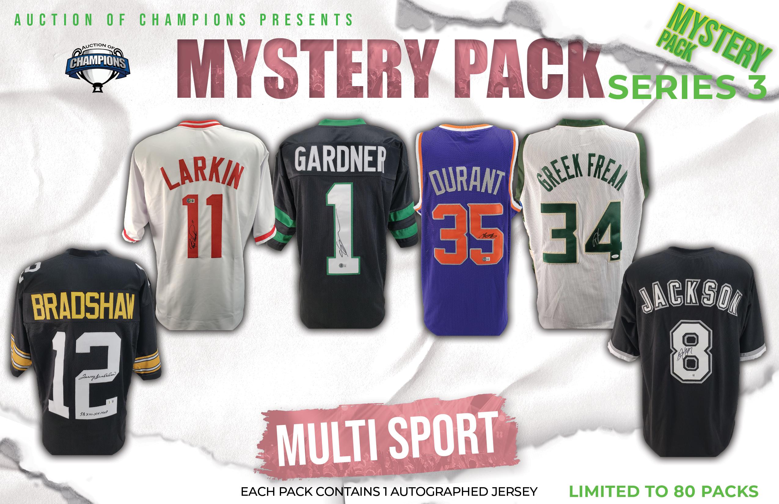 Multi-Sport Jersey Mystery Pack Series 3: Bo Jackson, Giannis, Kevin ...