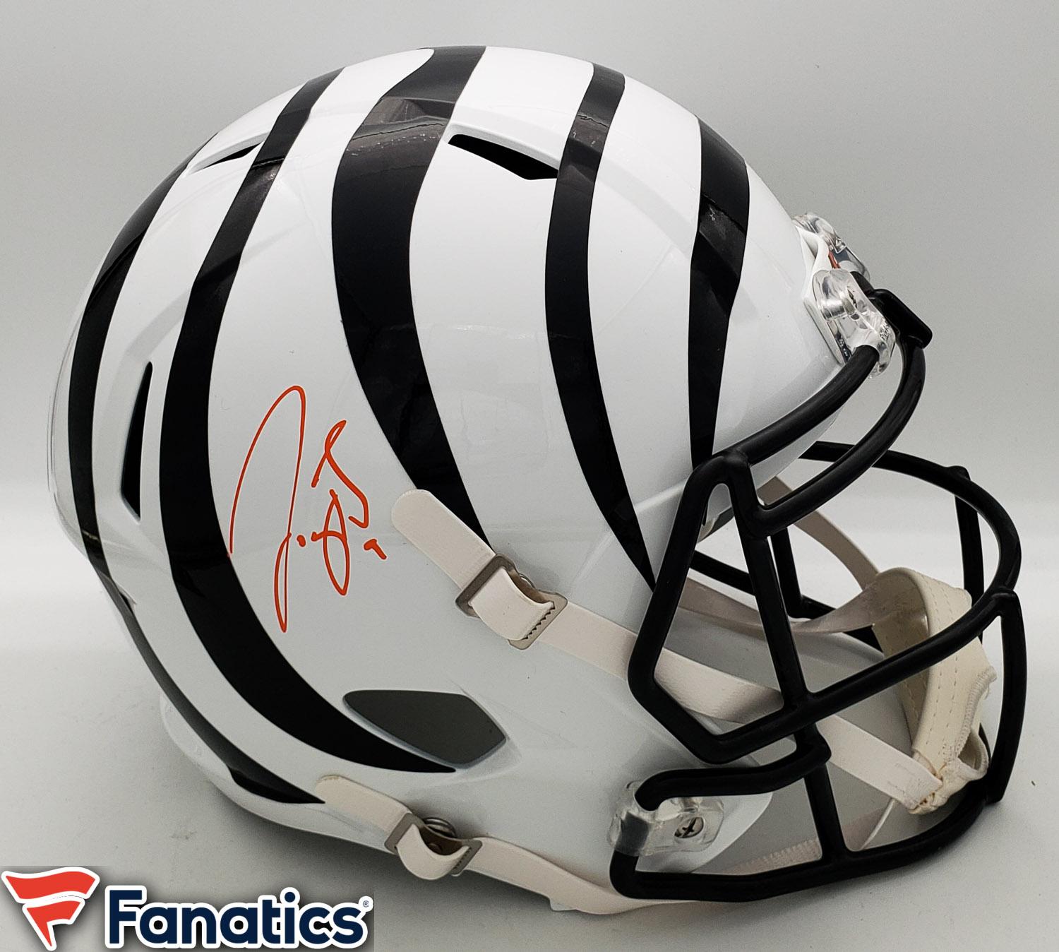 Joe Burrow Signed Full Size Replica Cincinnati Bengals Speed Helmet ...