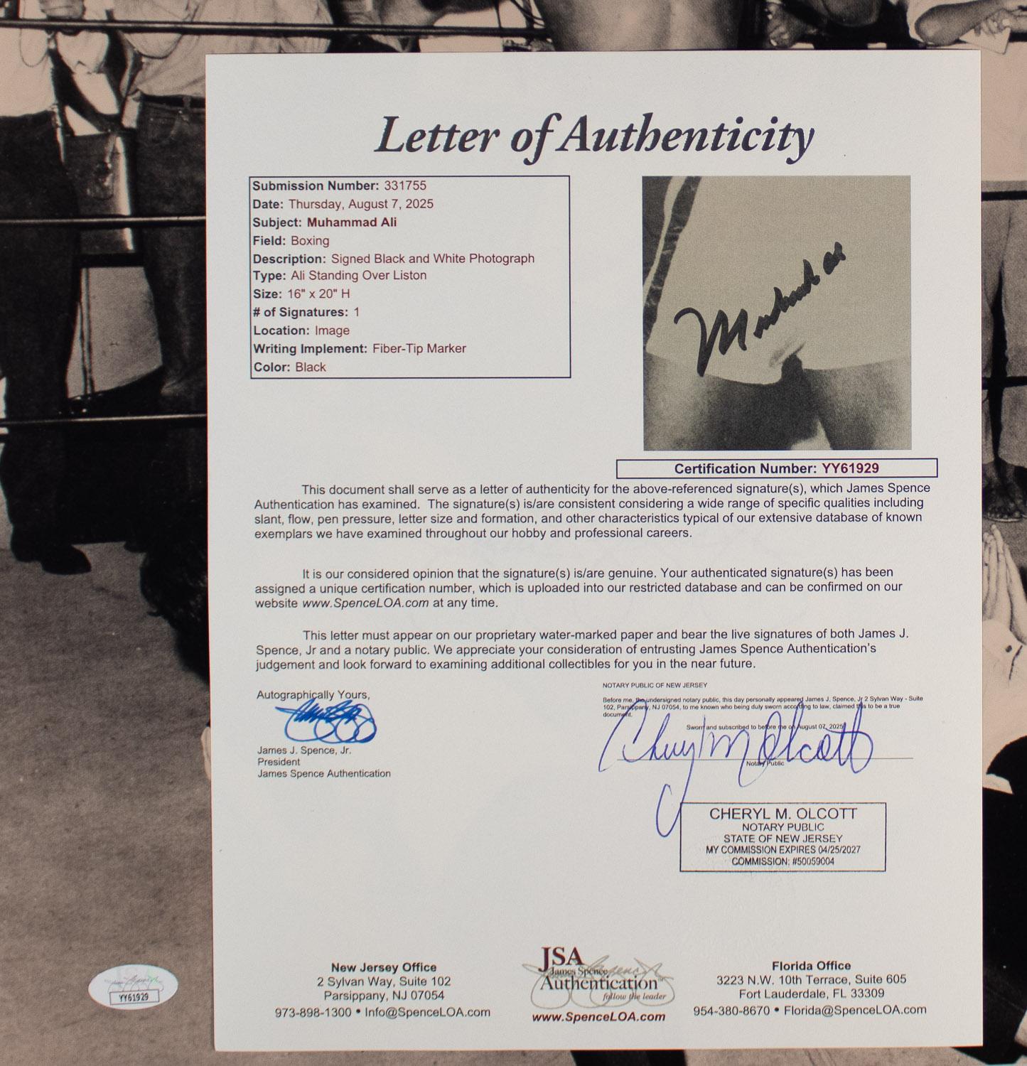 Muhammad Ali Signed 16x20 Photo w/ The Beatles (JSA LOA) | Auction of ...