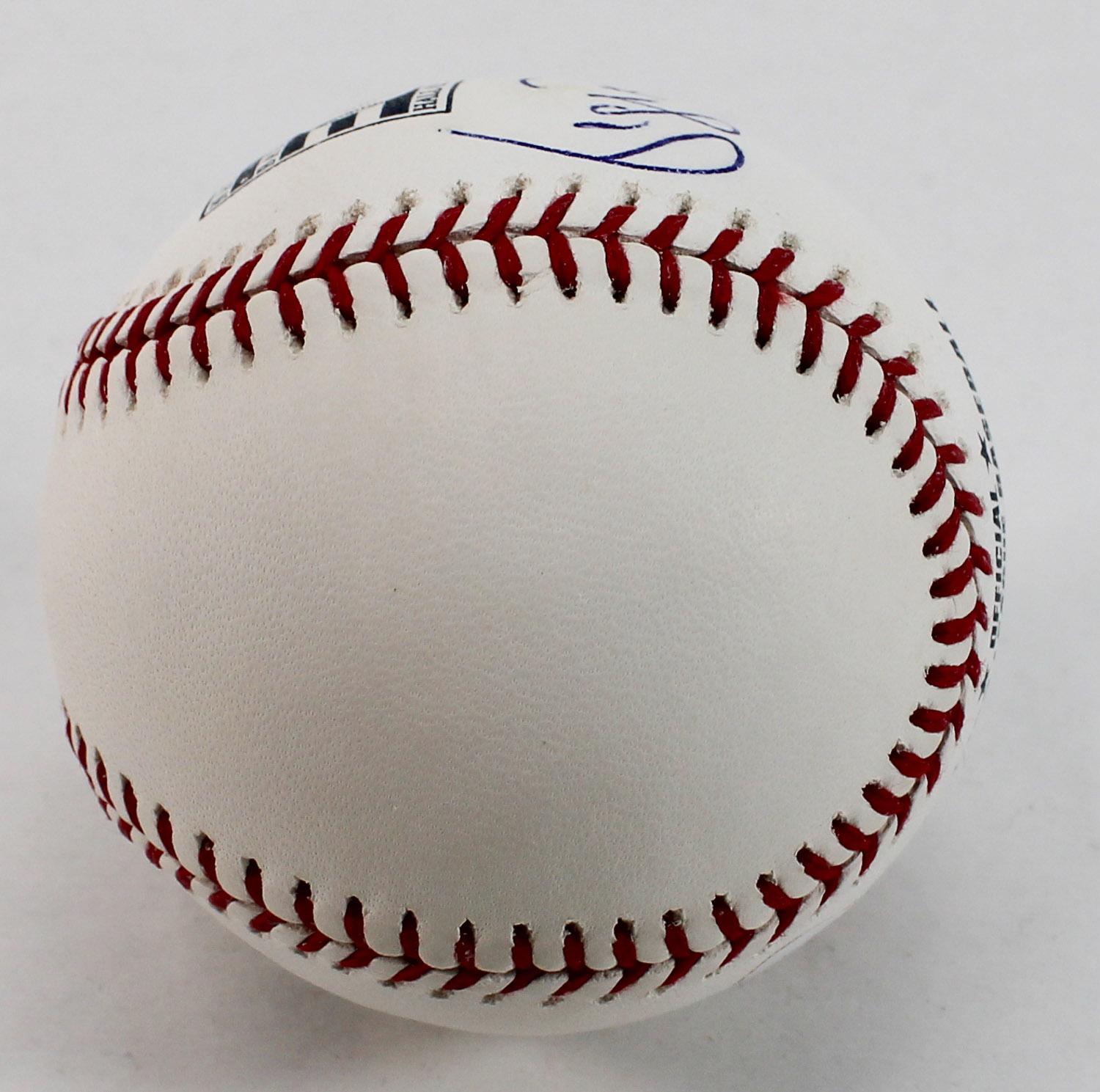 George Brett "HOF 99" Signed OML Hall of Fame Baseball (JSA COA ...