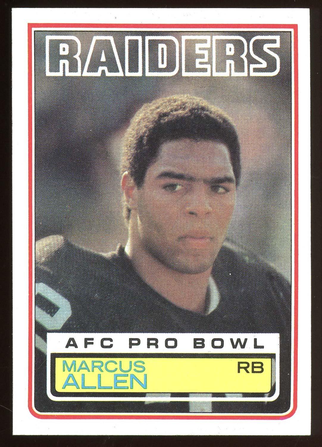Marcus Allen 1983 Topps Rookie Card #294 | Auction of Champions