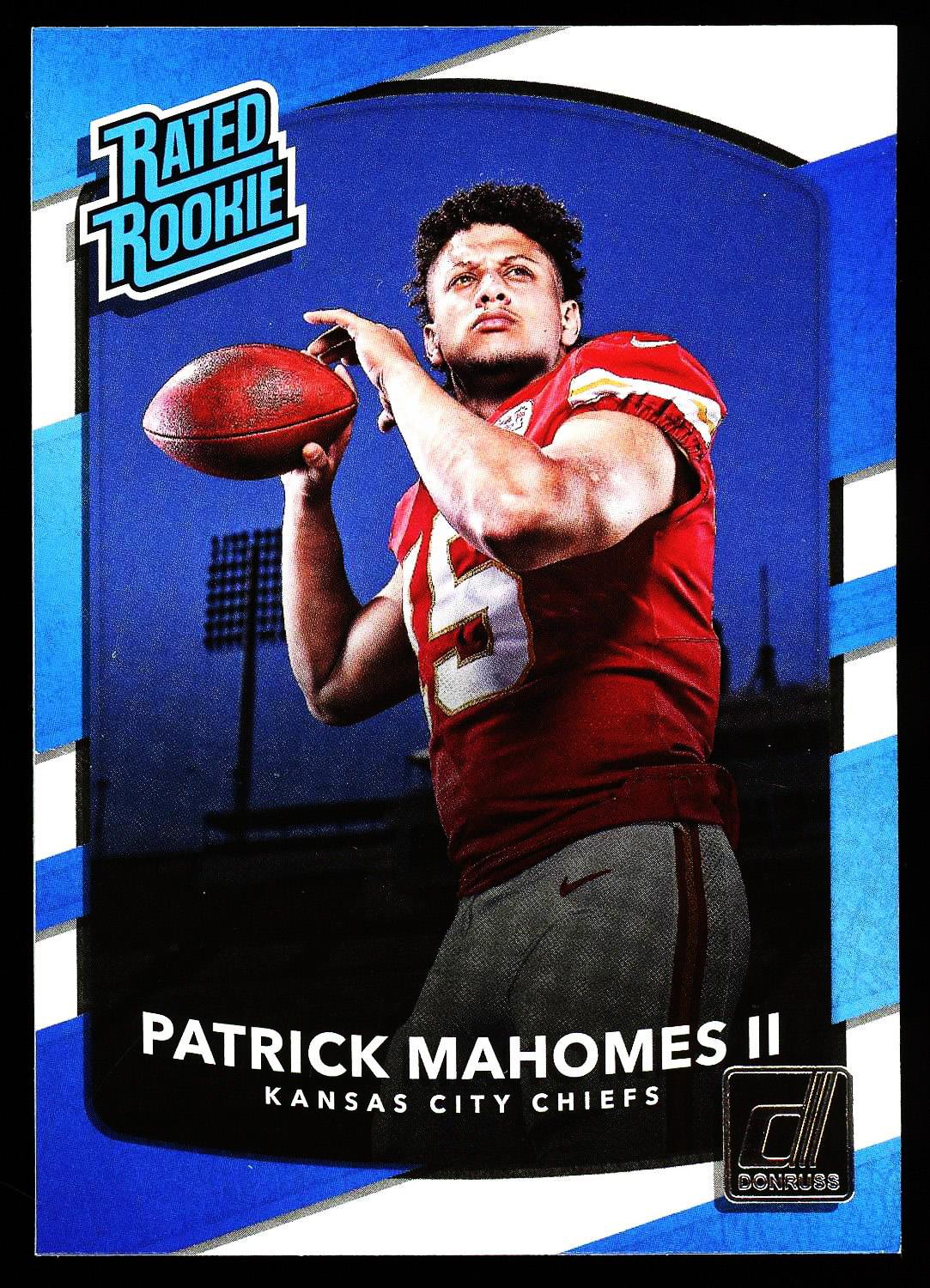 Patrick Mahomes 2017 Donruss Rated Rookie Card #327 | Auction of Champions