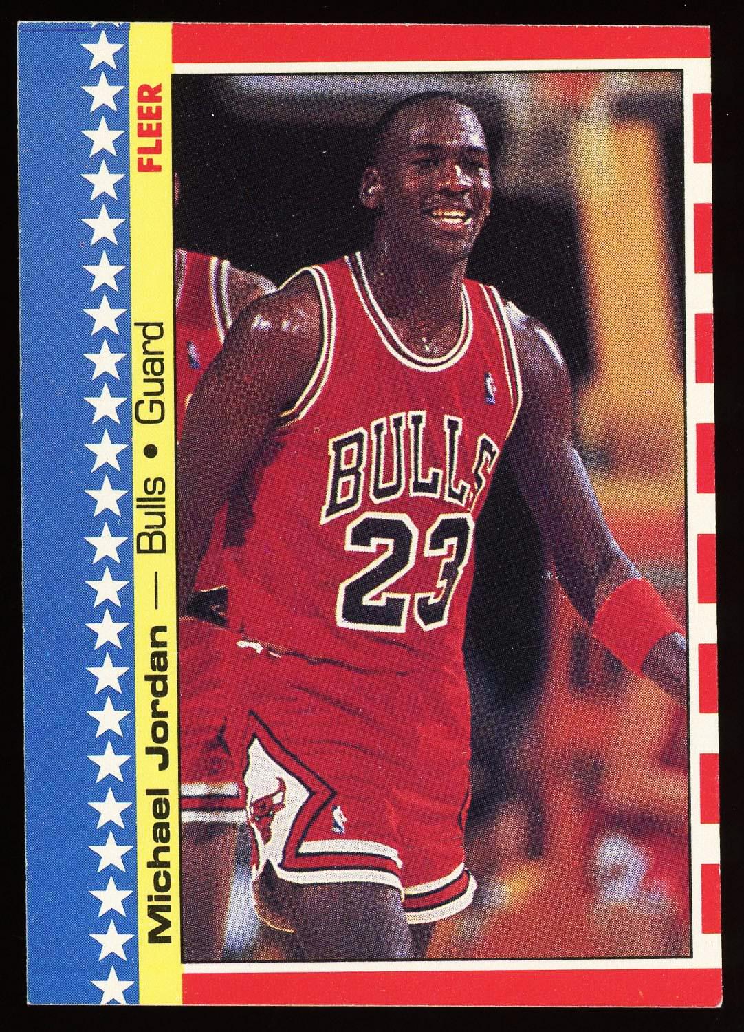 Michael Jordan 1987 Fleer Sticker Card #2 | Auction of Champions