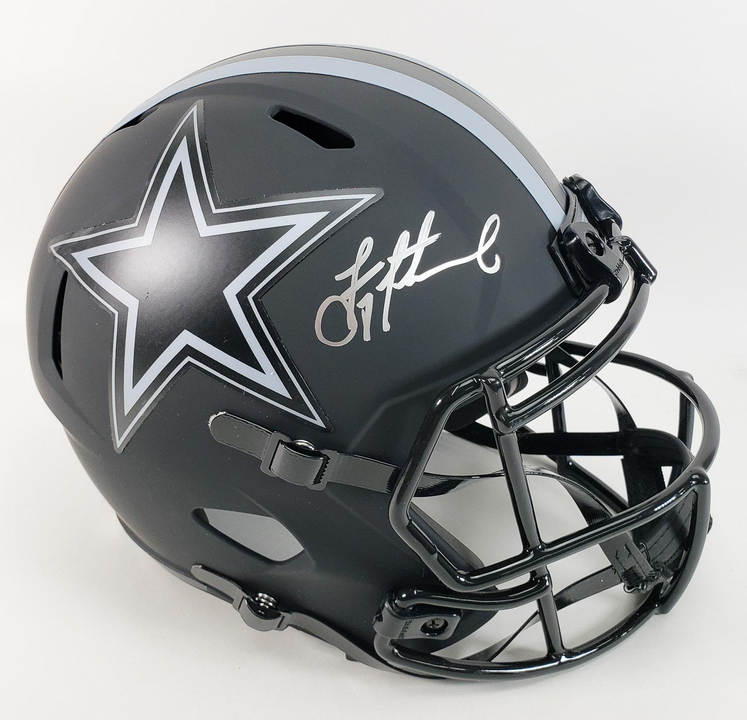 Troy Aikman Signed Full Size Replica Dallas Cowboys Eclipse Alternate ...