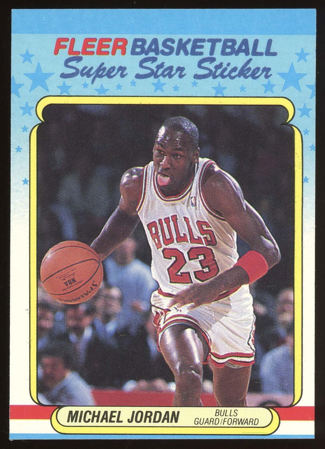 Michael Jordan 1988 Fleer Stickers Card #7 | Auction of Champions